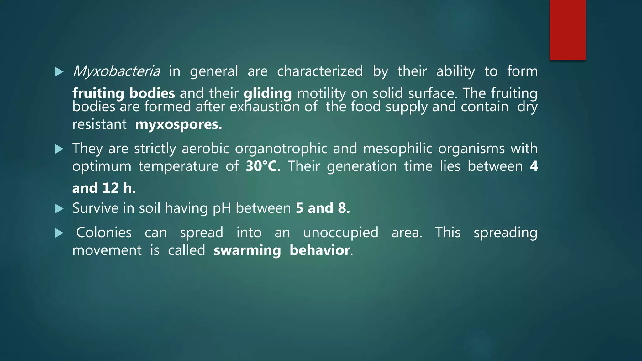 Myxobacteria pptx | PPTX