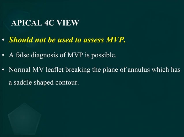 MVP Mitral Valve Prolapse - Echocardiographic Evaluation | PPTX | Heart ...
