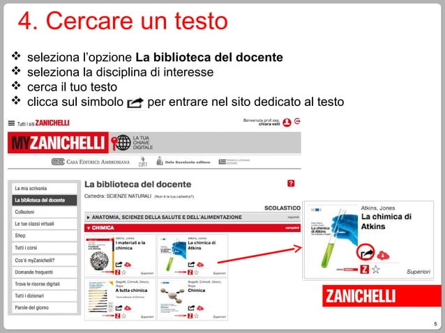 MyZanichelli - scrivania 2015 | PPT