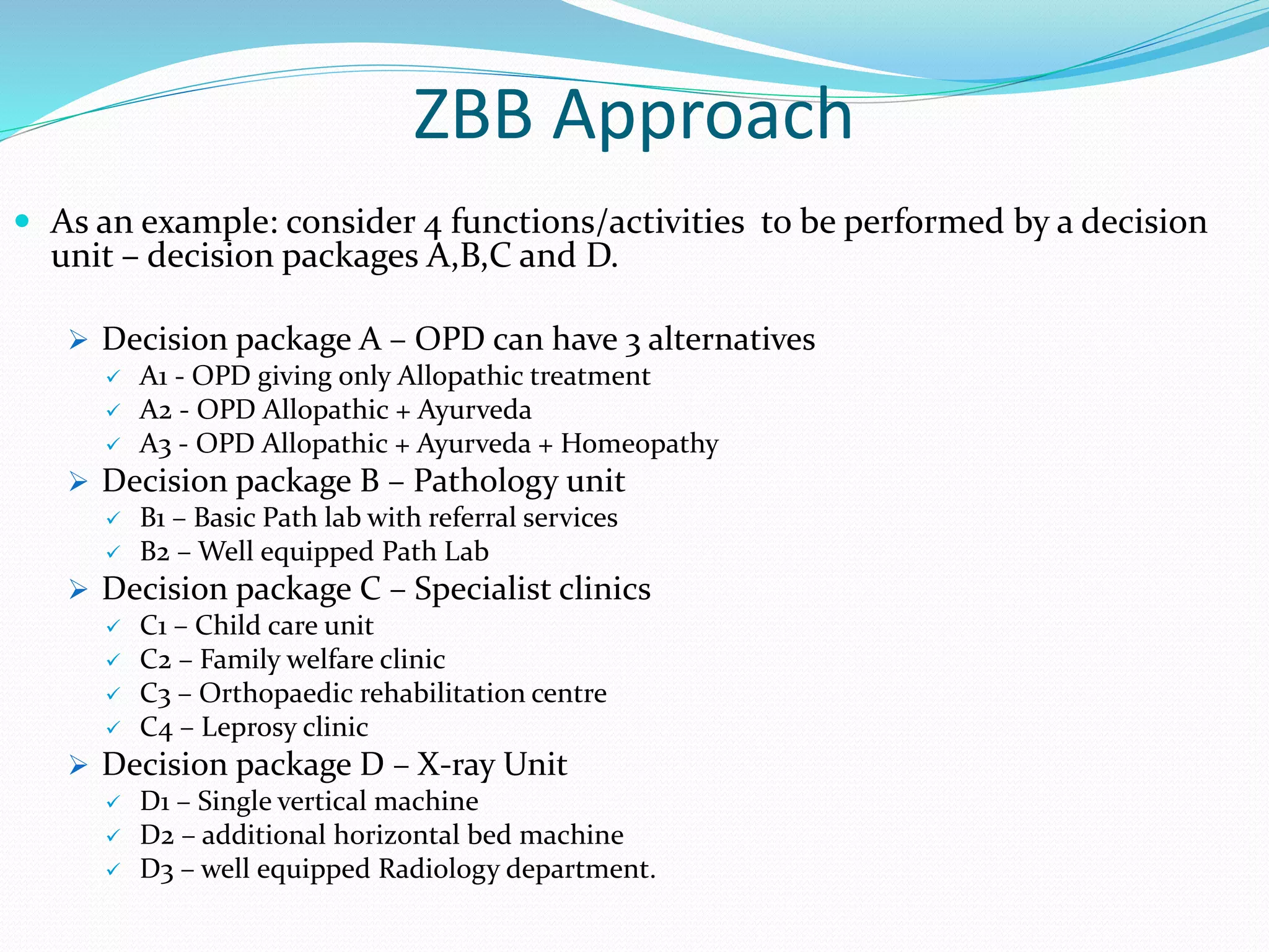 Zero Base Budgeting | PPTX