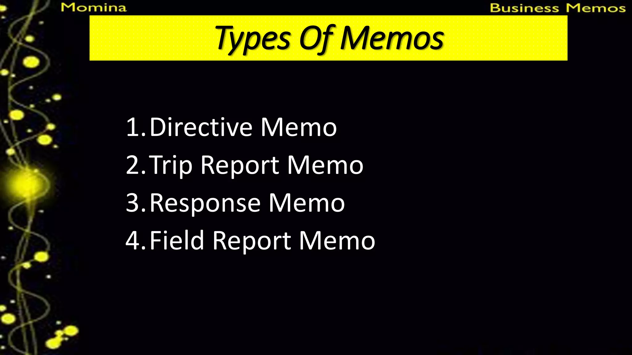 Business memo | PPTX