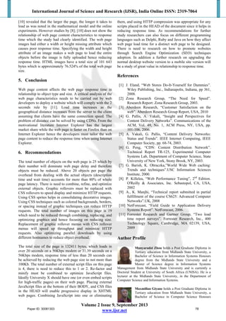 Effects of Web Page Contents on Load Time over the Internet | PDF