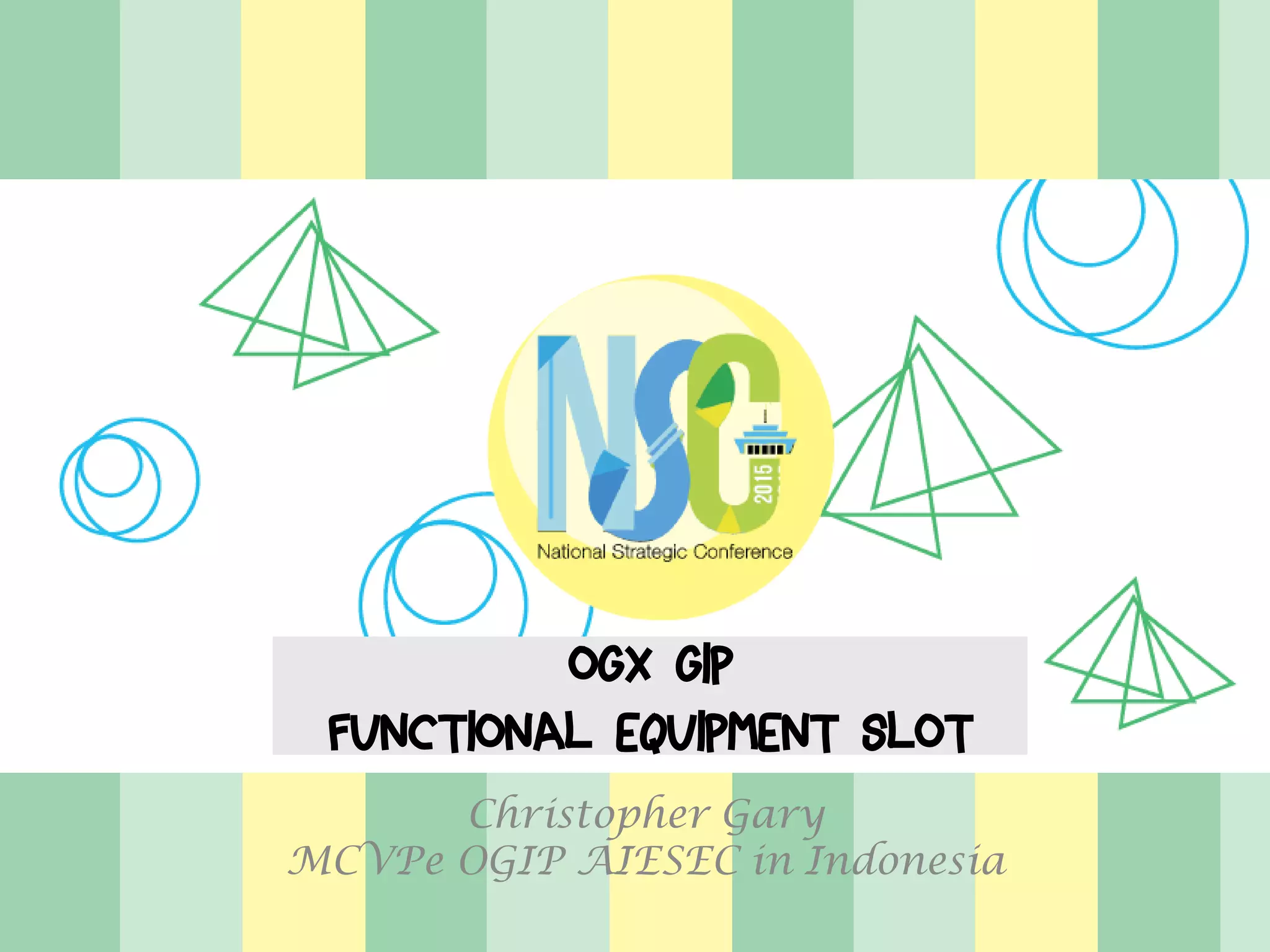 NSC2015 - funcional equipment slot ogip | PPT