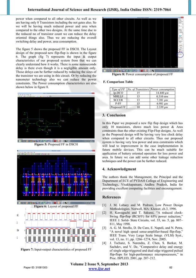 Design and Analysis of Low Power Implicit Pulse Triggered Flip-Flops | PDF