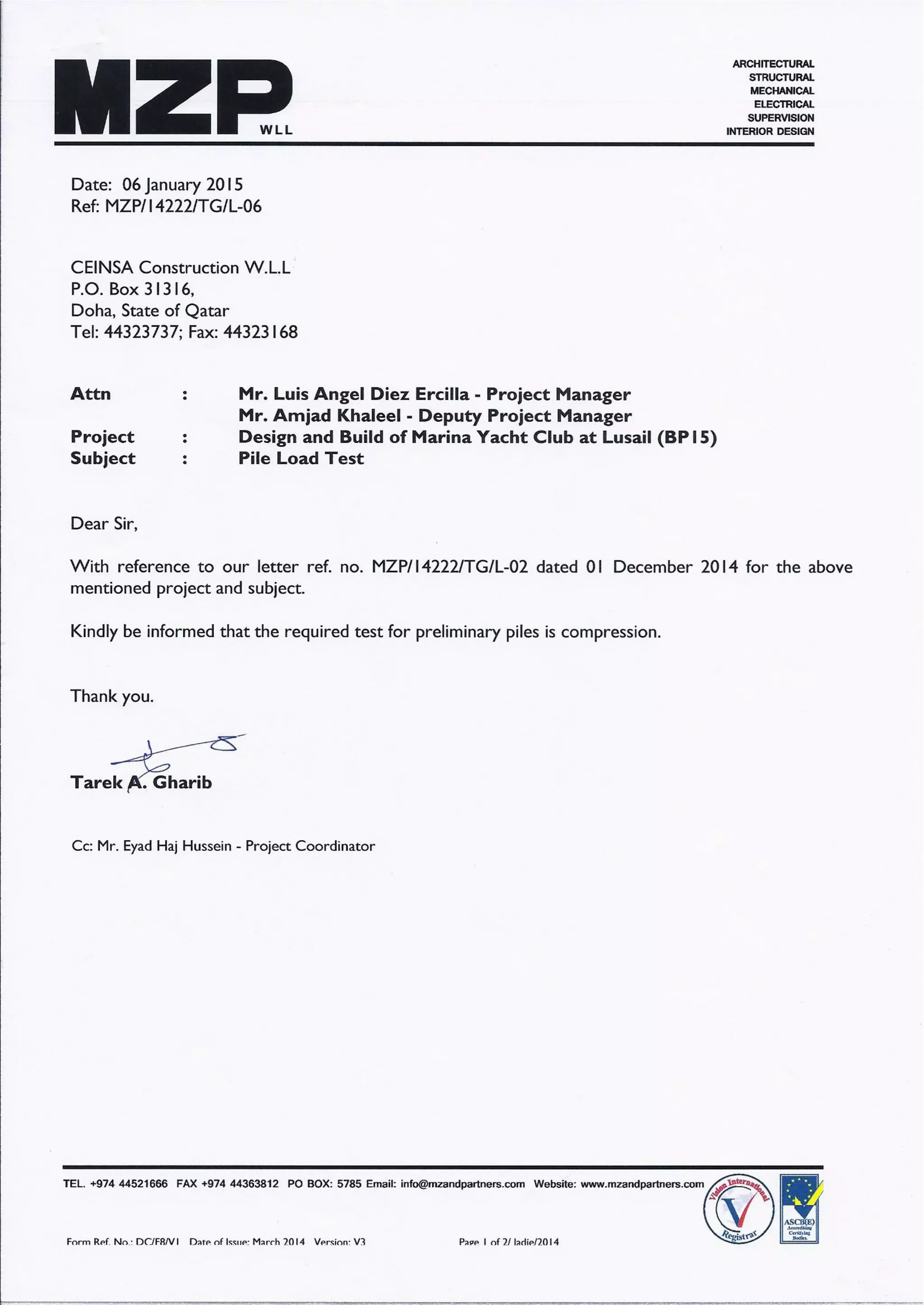 Mzp 14222-tg-l-06 pile load test | PDF