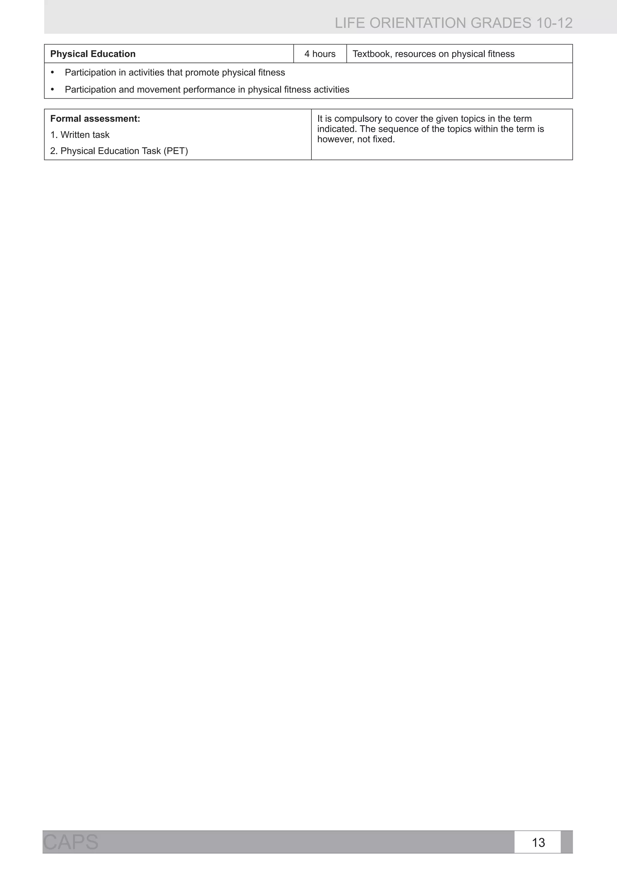 Caps fet life orientation gr 10-12 _ web_e6_b3 | PDF