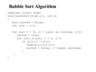 Sorting algorithms | PPTX