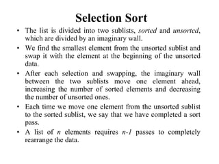 Sorting algorithms | PPTX
