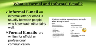 E.mail Style and Structure | PPTX