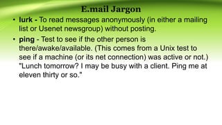 E.mail Style and Structure | PPTX