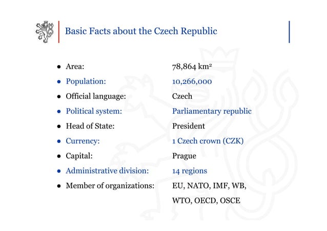 Welcome to the Czech Republic | PDF | Europe Travel | Travel Locations