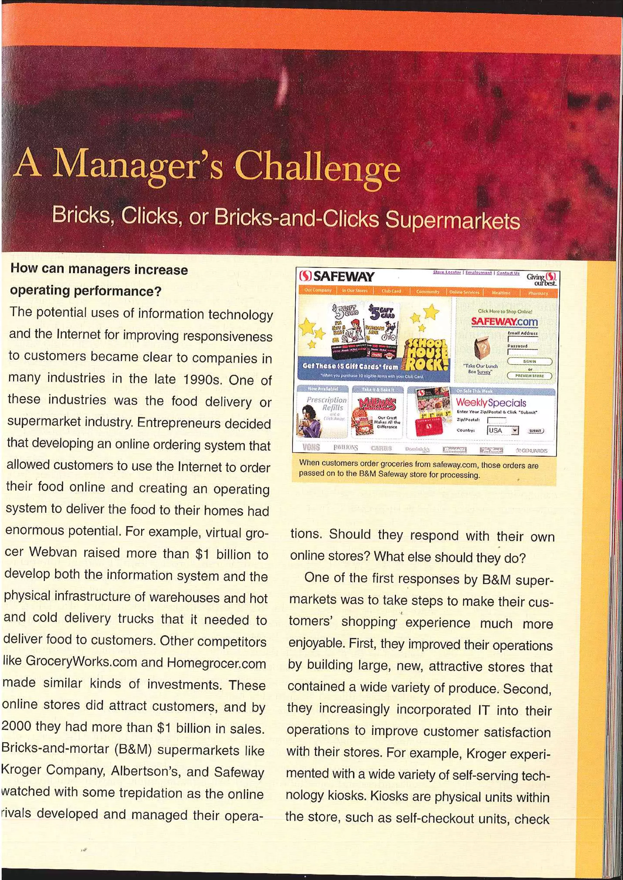A Manager's Challenge (8) | PDF
