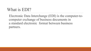EDI ppt | PPTX