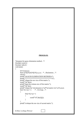 Numerical Methods in C | PDF