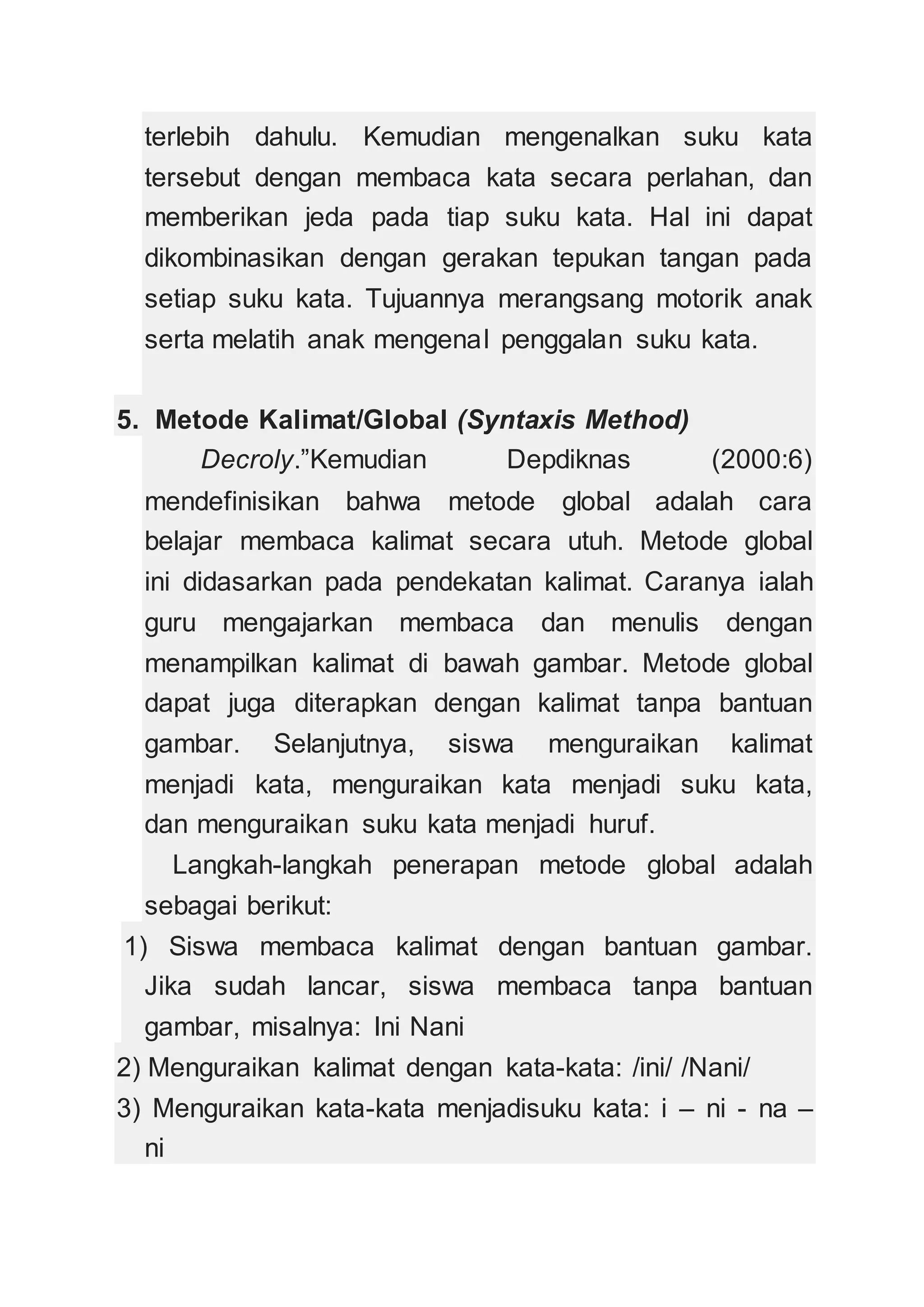 membaca permulaan | DOCX