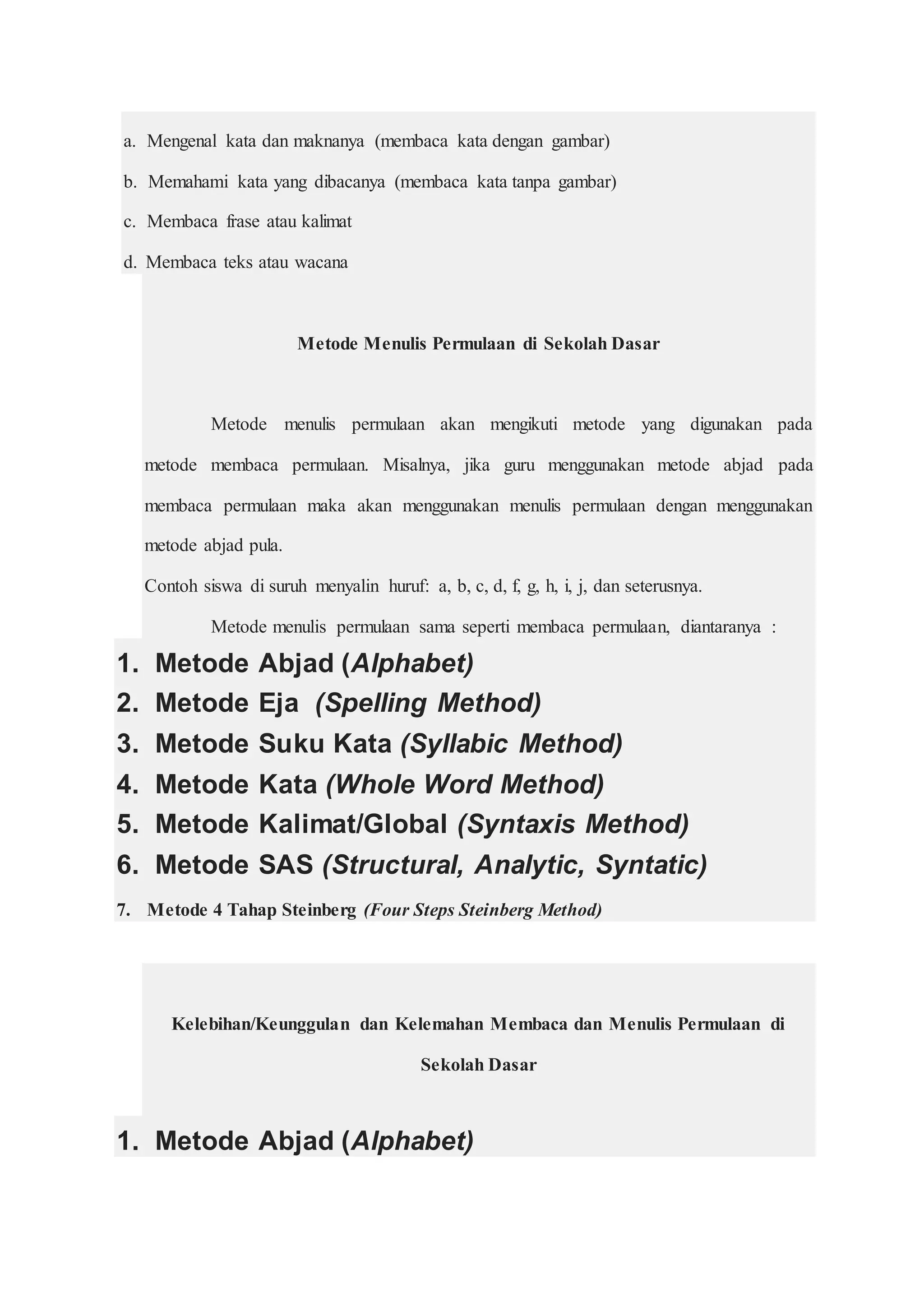 membaca permulaan | DOCX