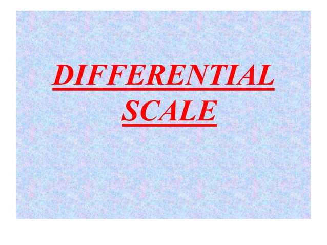 OSCE AND OSPE, DIFFERENTIAL SACALE | PPTX