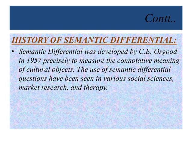 OSCE AND OSPE, DIFFERENTIAL SACALE | PPTX