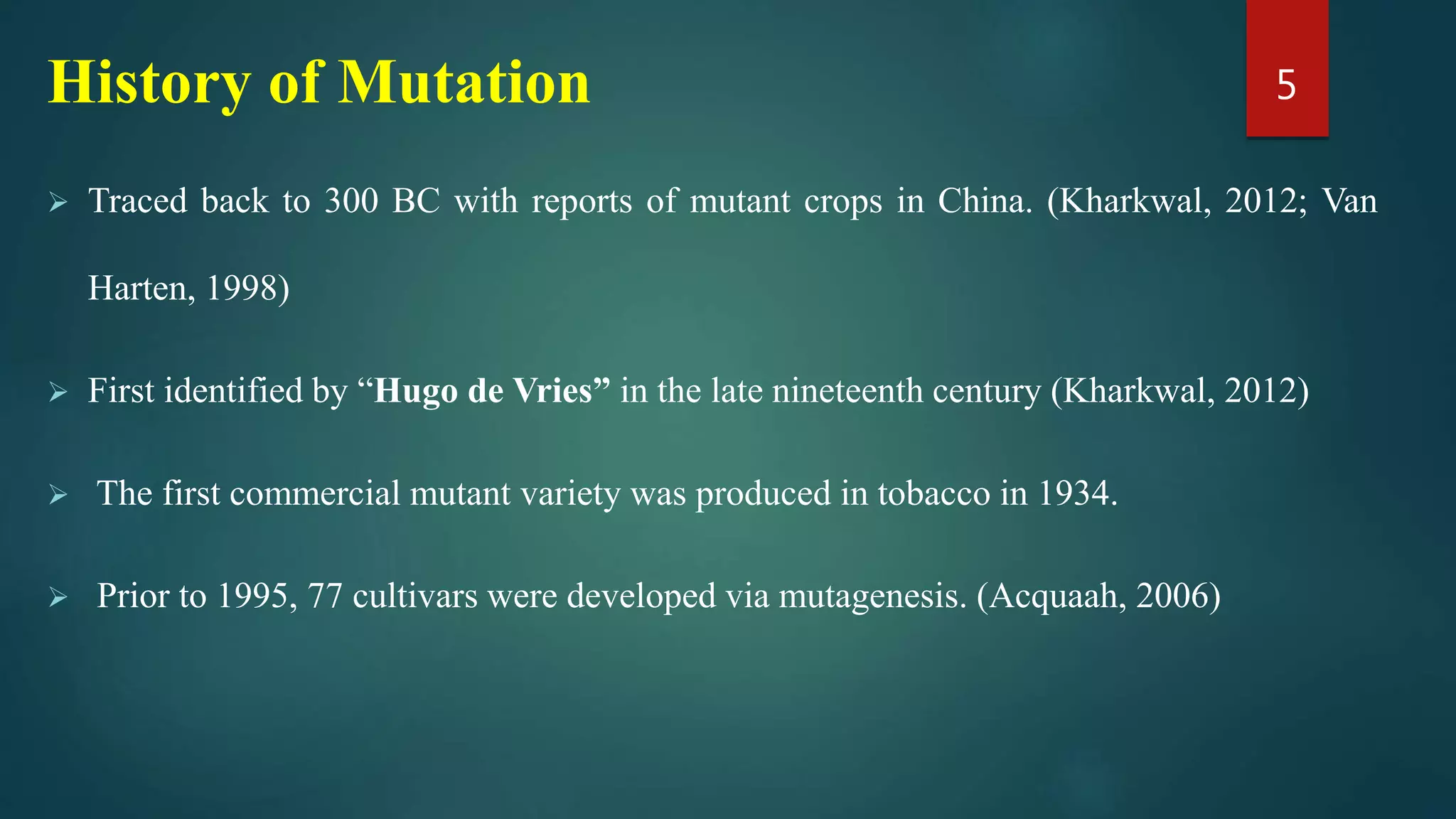 Mutation breeding for abiotic stress | PPTX | Agriculture | Industries