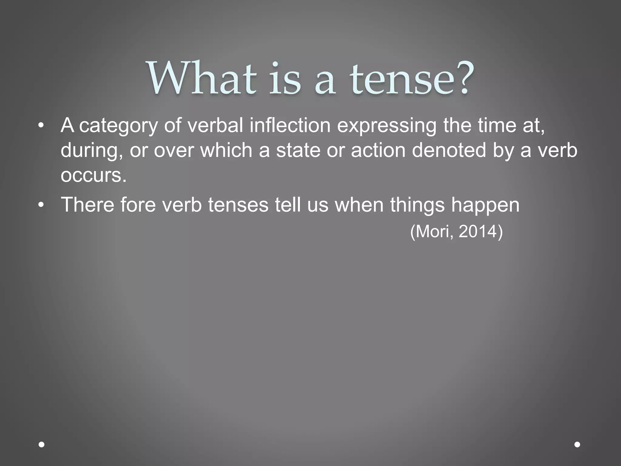 English tenses | PPTX