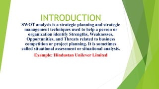 SWOT analysis | PPTX