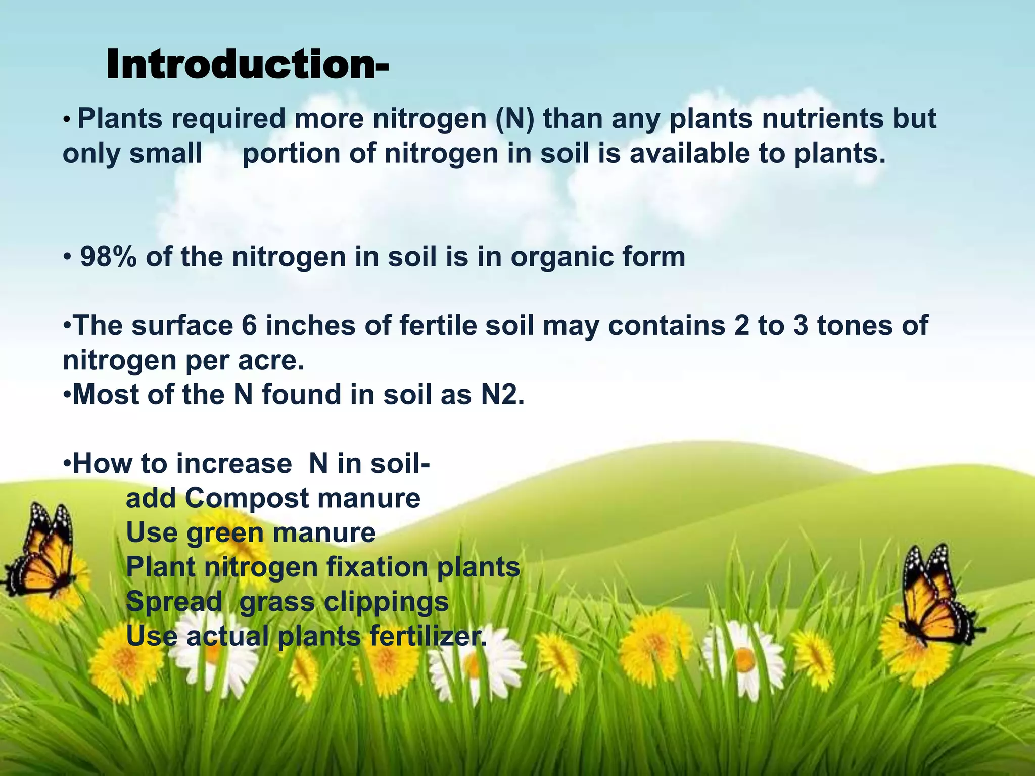 Nitrogen in Soil .pptx