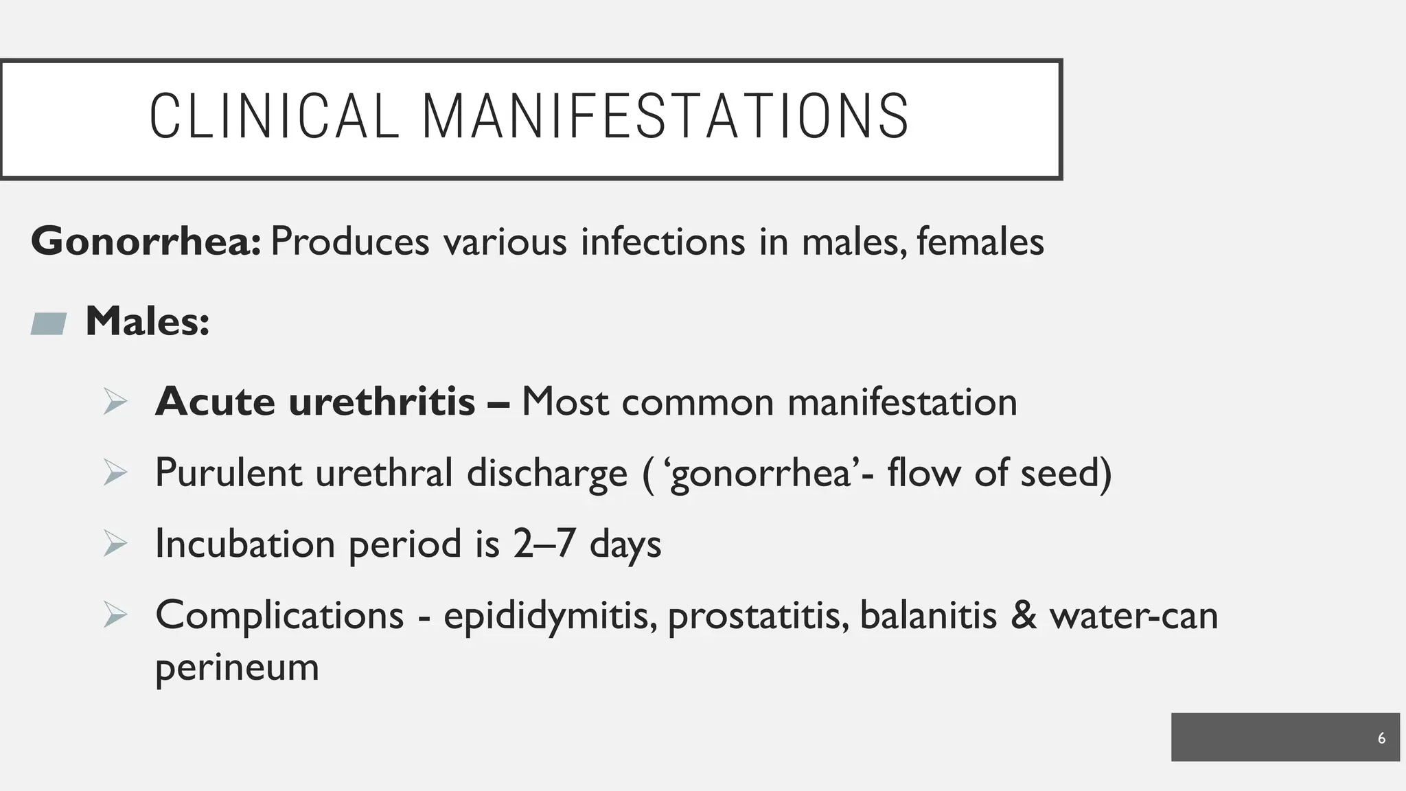 N. Gonnorhea : a causative agent of gonococcal urethritis | PPTX | Infectious Diseases ...