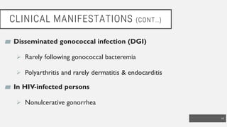 N. Gonnorhea : a causative agent of gonococcal urethritis | PPTX | Infectious Diseases ...