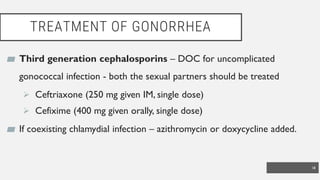 N. Gonnorhea : a causative agent of gonococcal urethritis | PPTX
