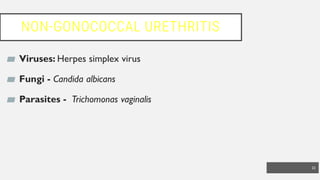 N. Gonnorhea : a causative agent of gonococcal urethritis | PPTX ...
