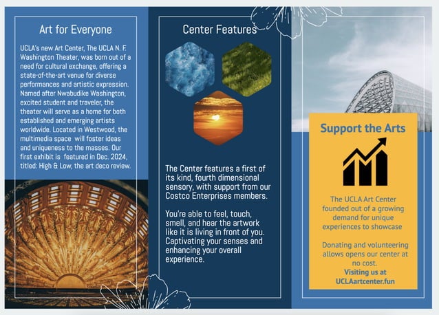 N. Washington_Brochure of Arts Center at UCLA | PDF