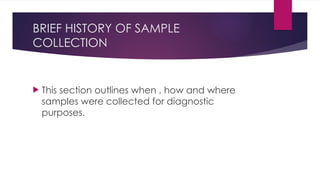 Assessment of a patient and Brief history of collection | PPTX