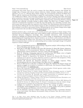 Exploring Cultural Narratives in the Age of Climate Change (www.kiu.ac ...
