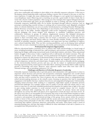 Exploring Culturally Responsive Leadership in Schools (www.kiu.ac.ug) | PDF