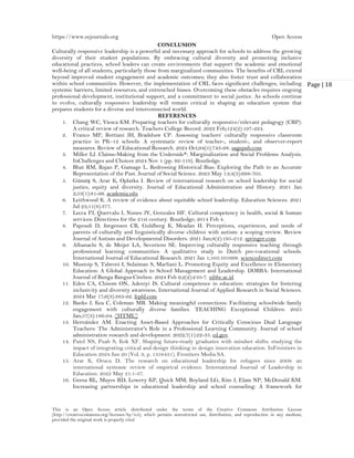 Exploring Culturally Responsive Leadership in Schools (www.kiu.ac.ug) | PDF