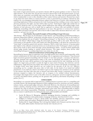 The Role of Storytelling in Legal Communication (www.kiu.ac.ug) | PDF