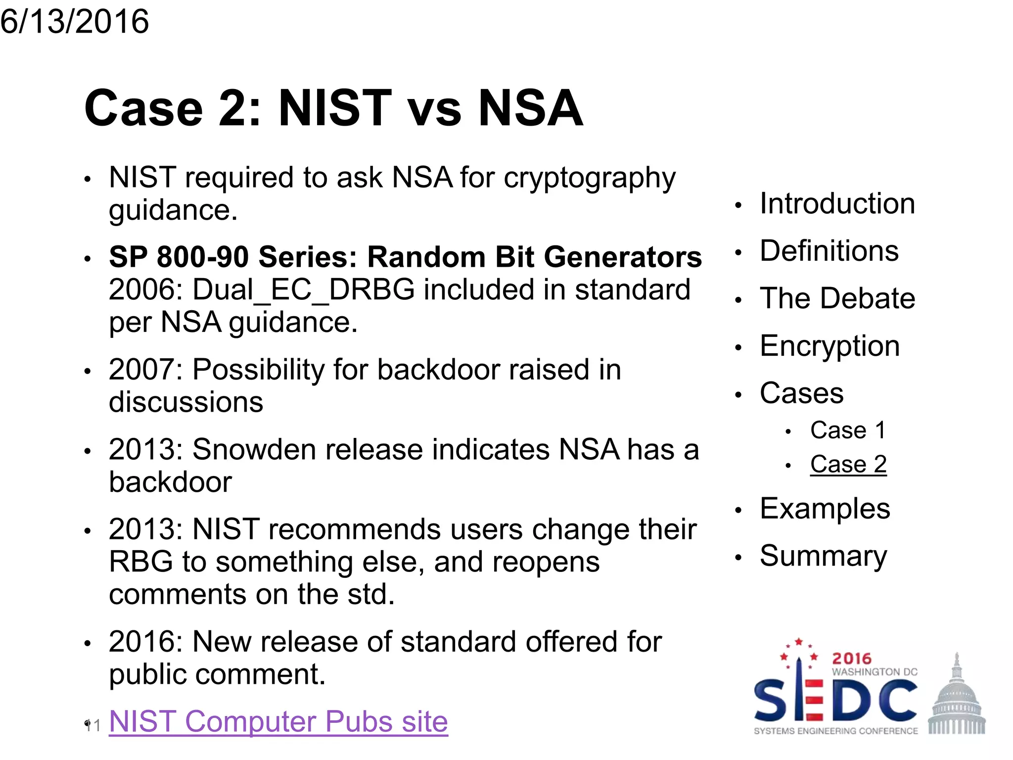 Role of encryption in security vs privacy debate | PPT