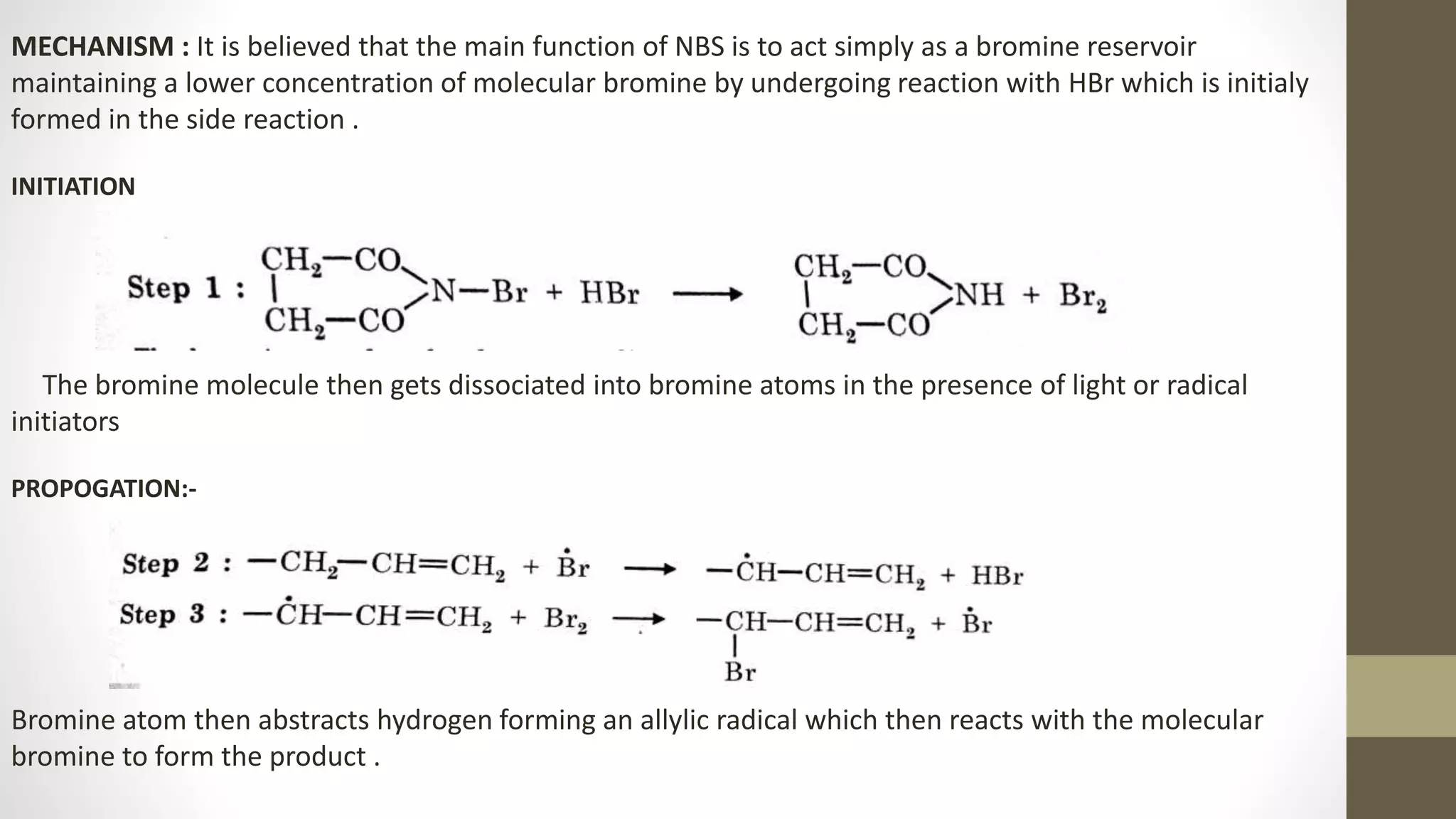 N bromosuccinamide reagent | PPTX