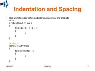 N E T Coding Best Practices | PPT