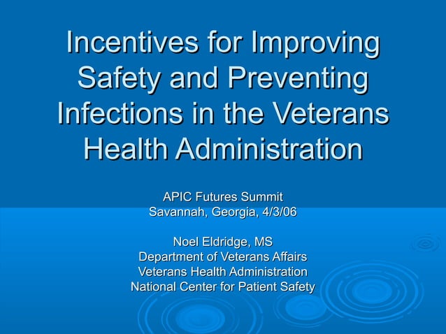 APIC "Futures Summit" Presentation April 2006 | PPT