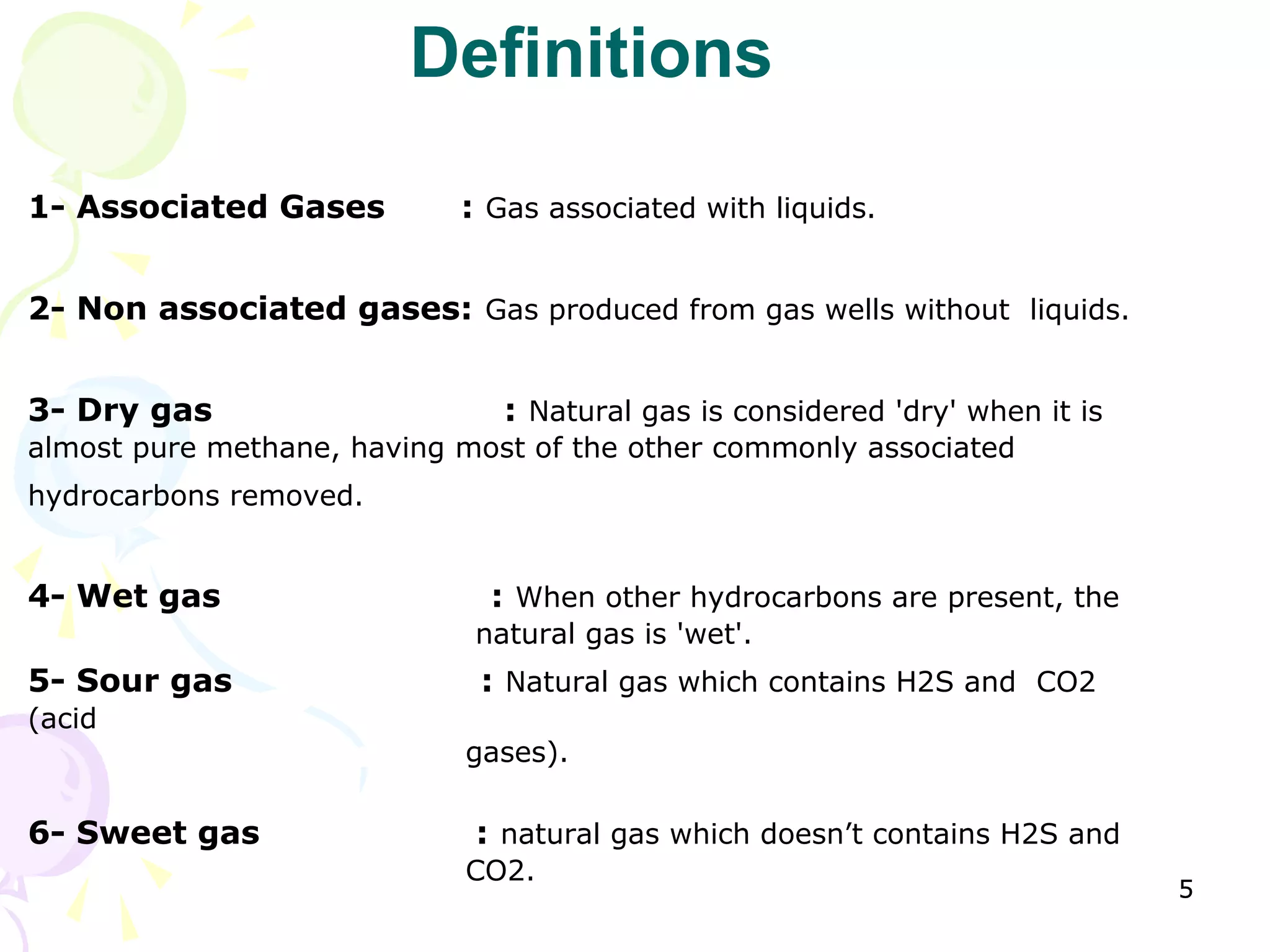 NATURAL GAS DEHYDRATION