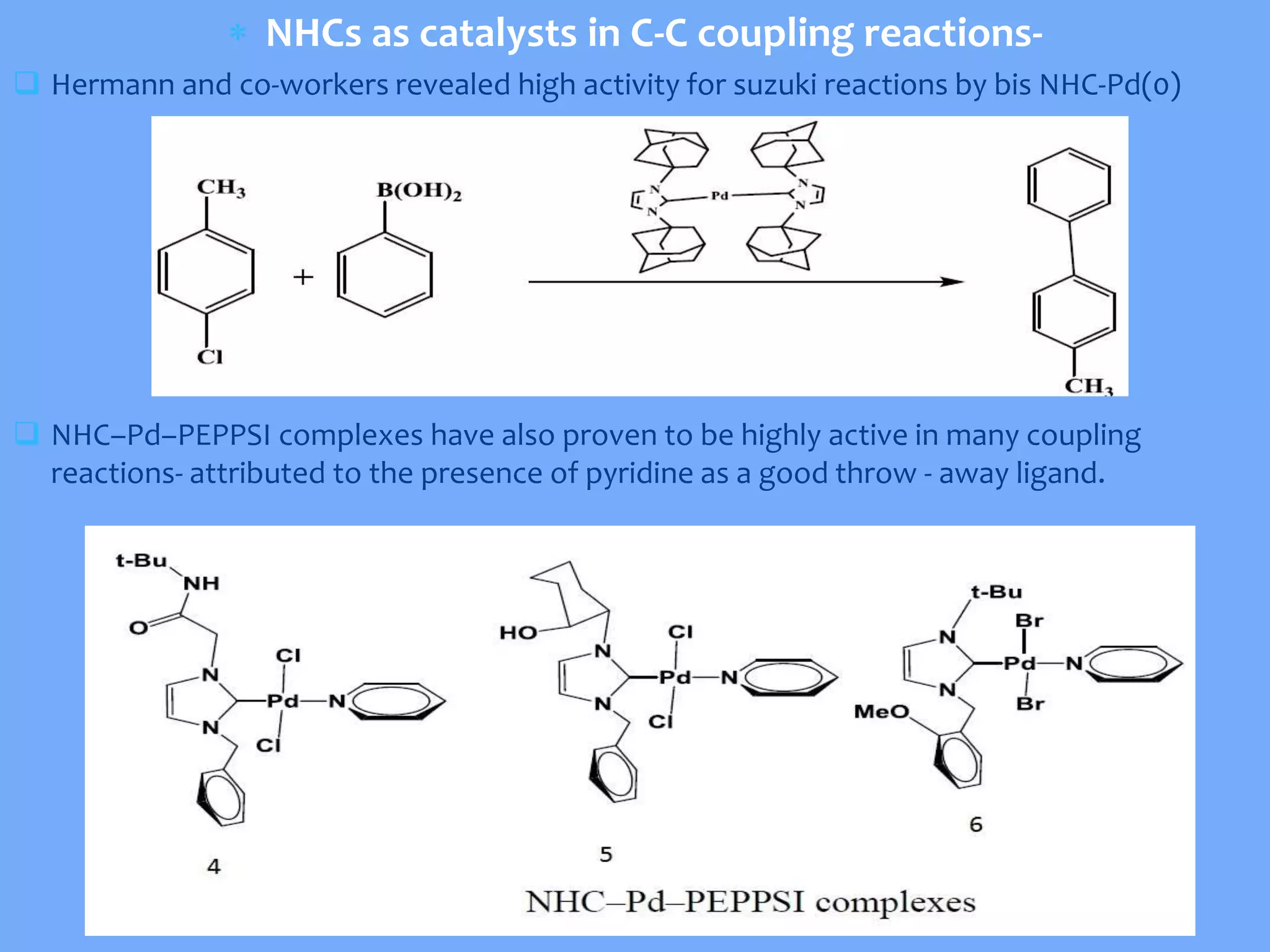 N heterocyclic carbenes | PPTX