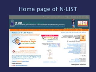 N list | PPT