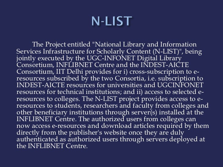 N list