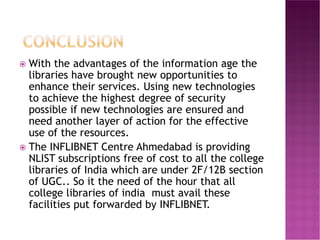 N list e-resources in the college library. a study | PPT