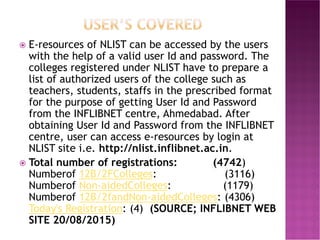 N list e-resources in the college library. a study | PPT