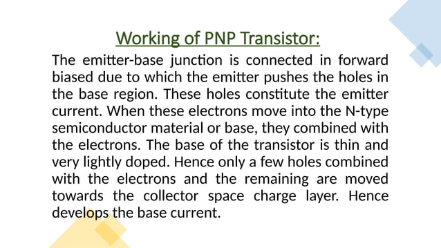 NPN and PNP Transistors: Structure and Function | PPTX | Physics | Science