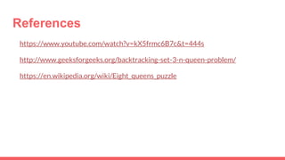 N queen puzzle | PPTX | Games and Puzzles | Hobbies & Interests