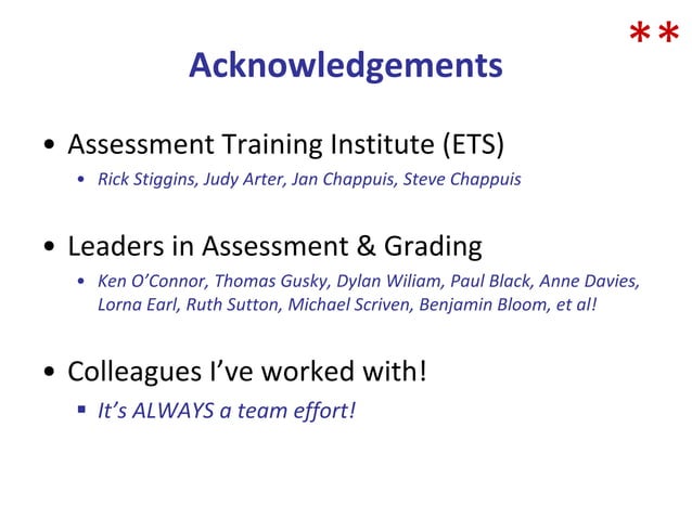 High School Assessment & Grading | PPT