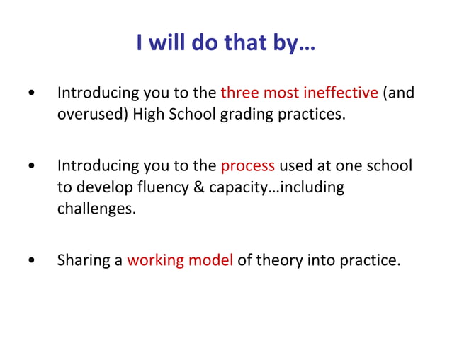 High School Assessment & Grading | PPT